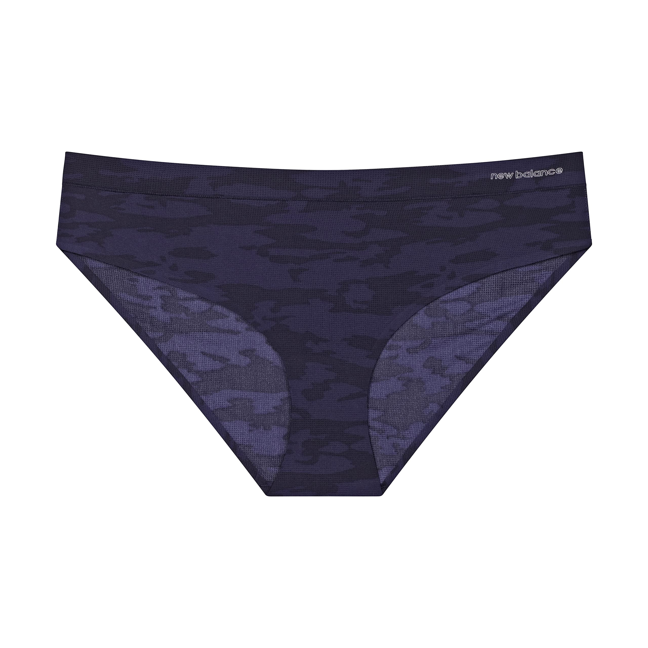 New Balance Women's Breathable Hipster Panty 3-Pack, Stretchable Durable Underwear, Black/Pigment/Desert Rose, Medium
