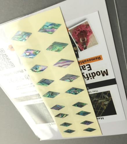 Inlaystickers Jockomo Traditional Diamond (Avalon Mix) Position Mark Guitar Bass Ukulele Inlay Sticker
