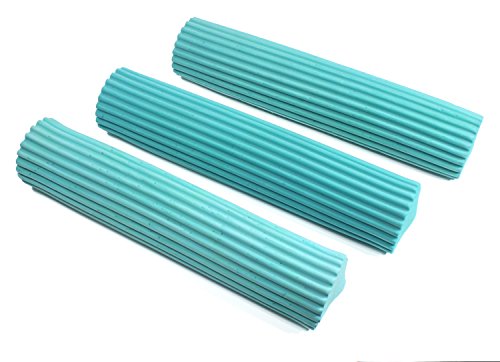 PVA Professional Double Roller Ultra Foam Rubber Mop Head Replacement (3x)