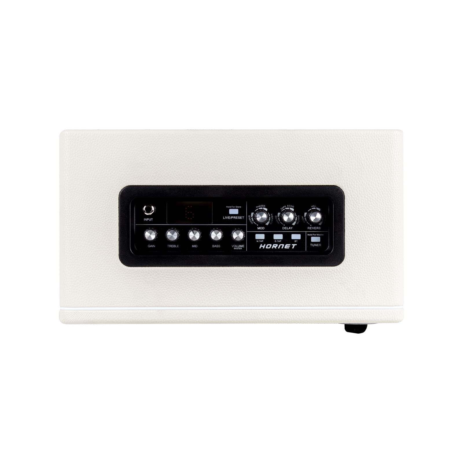 MOOER Guitar Amp Combo Practice, 30W Digital Modelling Amplifier Built-in Bluetooth, Headphone Out Put, 9 Preset mode for Beginner-Upgrade Hornet White