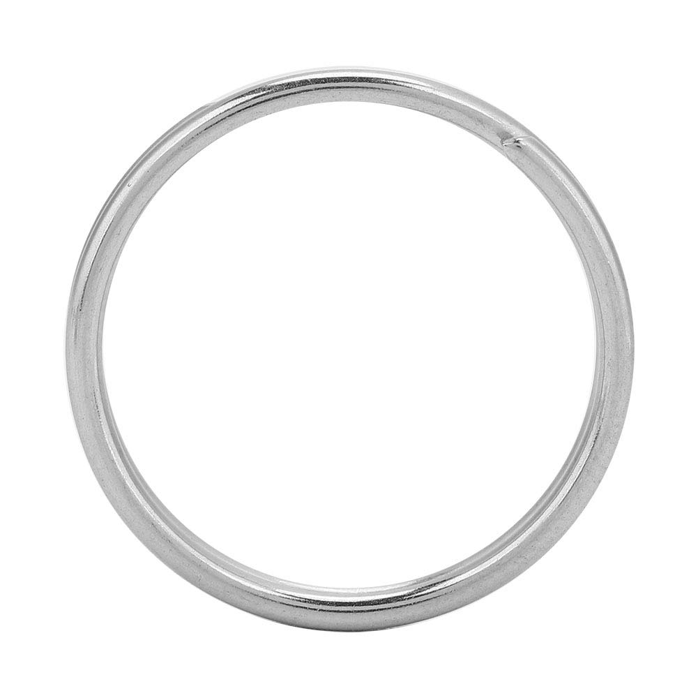 Key Chain Rings, Stainless Steel Small Key Rings, Portable 10Pcs Compact Size Outdoor Use Diving Use for Organizing Keys