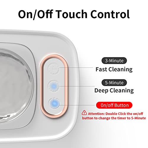 Ultrasonic Jewelry Cleaner, Professional Glasses Cleaning Machine 47kHz Ultrasonic Cleaner for Jewelry, Diamond Ring, Earring, Watches, Eyeglasses, Braces,ect