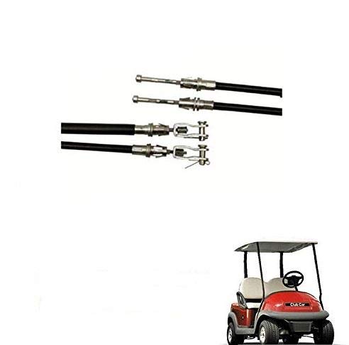 Huskey Brake Cable Set for Club Car Precedent Golf Cart Driver & Passenger Side 2004 Up
