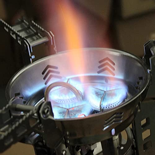N/A Stove Tools 6800W Foldable Portable Cooking Copper Stove Compact High Firepower Camping Accessories