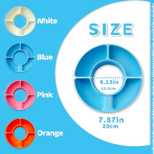 Snack Bowl For stanley Cup Accessories,For stanley 40 oz tumbler with handle,simple modern 40 oz tumbler Accessories,Snack Bowl Combo (blue)
