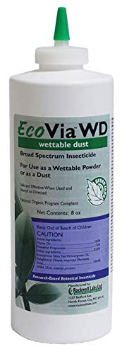Rockwell Labs - EVWD008 - EcoVia Wettable Dust - Broad Spectrum Insecticide - 8oz