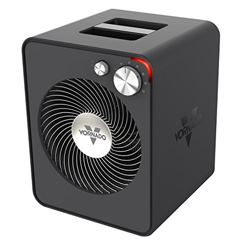 Vornado VMHi300 Whole Room Metal Space Heater, Mechanical Thermostat, Advanced Safety, Storm Gray