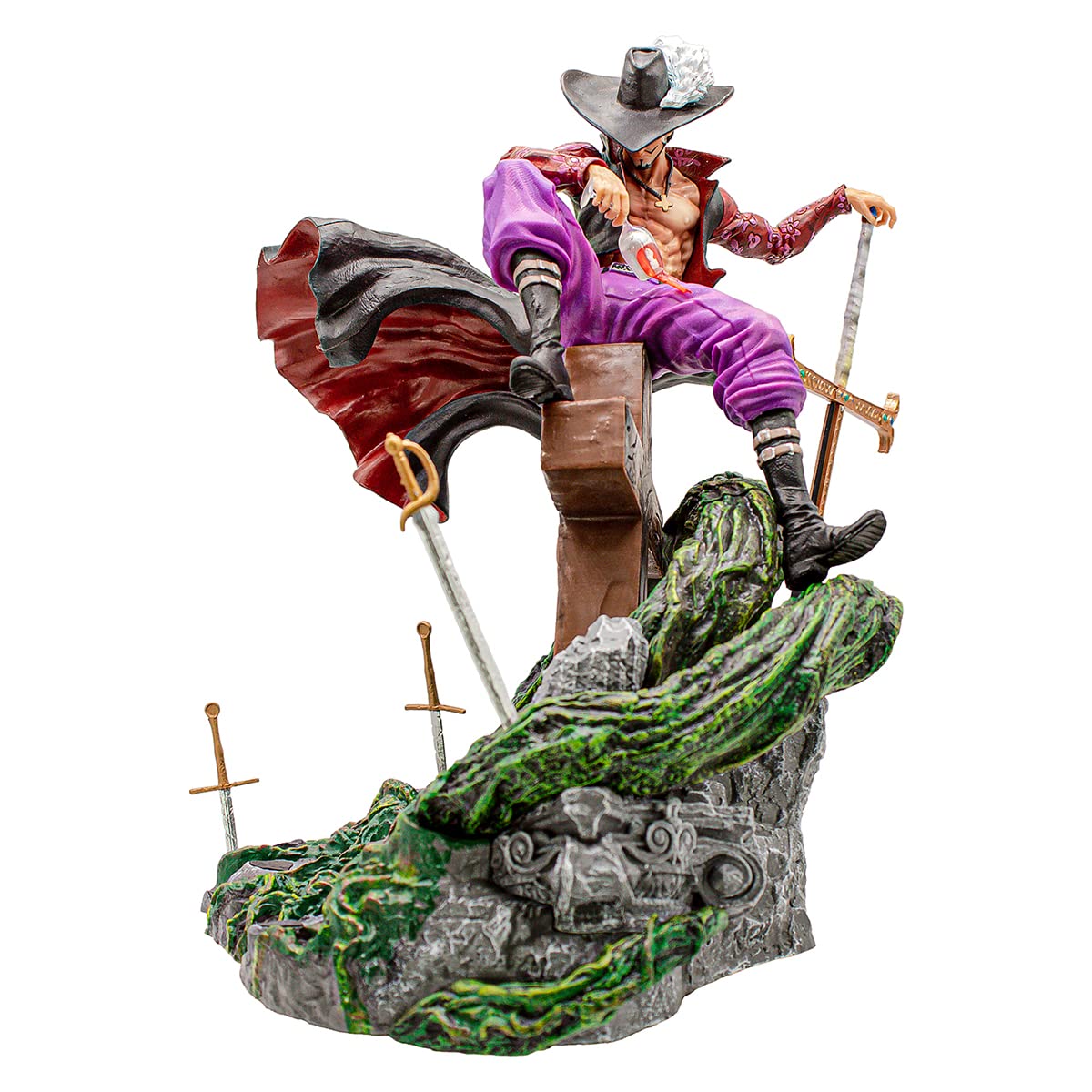 NINJAMO Luffy Action Figure Gear 4 One Anime Piece Desk Prop Hammer Punch Collectible Statue