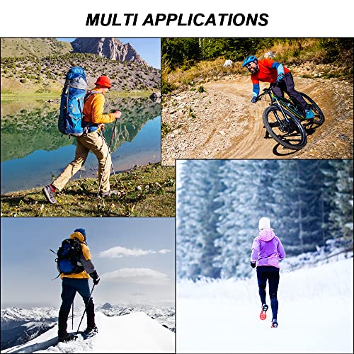 LIXADA Hiking Gaiters Leg Gaiters Waterproof and Adjustable Snow Boot Gaiters for Outdoor Hunting Skiing Motorcycle Camping Running Walking Backpacking