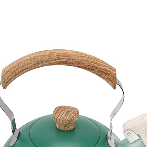 Whistling Kettle, Simple Filling Stainless Steel Stovetop Teapot Quick Heating for Office