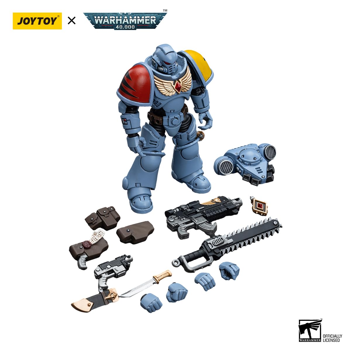 HiPlay JoyToy Warhammer 40K Space Wolves Intercessors 1:18 Scale Collectible Action Figure