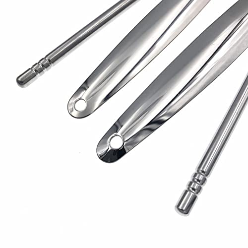 Tongue Scraper Set, Stainless Steel Smoothing Surfaces Safe Tongue Cleaner Tongue Cleaning Tool, Easy to Clean for reducing Bad Breath