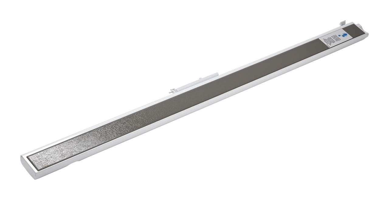 Whirlpool WP12722803AP OEM French Door Refrigerator Mullion Rail Replacement Part W10199882, 12722803APK, 12722803APN, and more, Replacemen, Apollo Grey