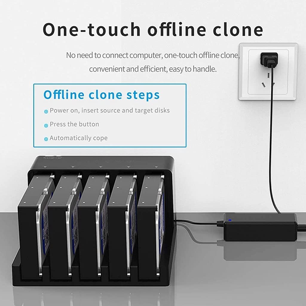 TBIIEXFL Super Speed USB 3.0 HDD Docking Station Tool USB 3.0 to SATA Hard Drive Enclosure Case Adapter