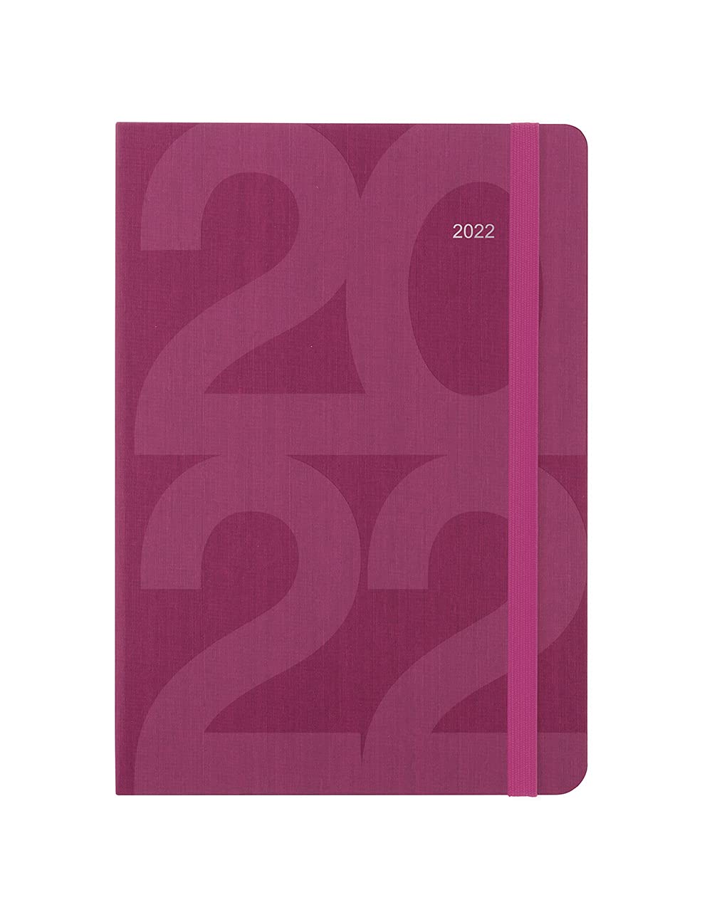 Letts Block A5 Week to View 2022 Diary - Pink