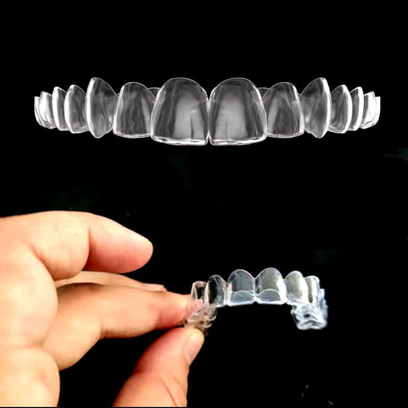 sowsmile Standard Size Ready Shape Teeth Tooth Night Guard Kit,Mouth Guards Braces for Grinding Teeth with Box Transaprent…