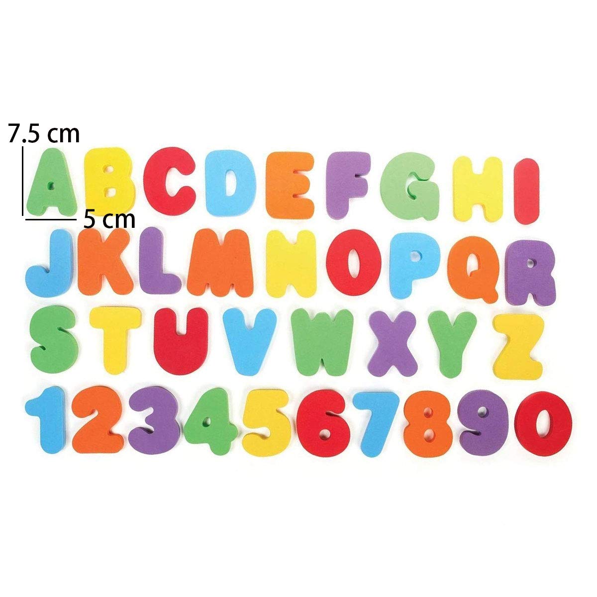 July miracle Bath Letters Numbers, 36 Pcs Foam Bathtub Used for Bathroom