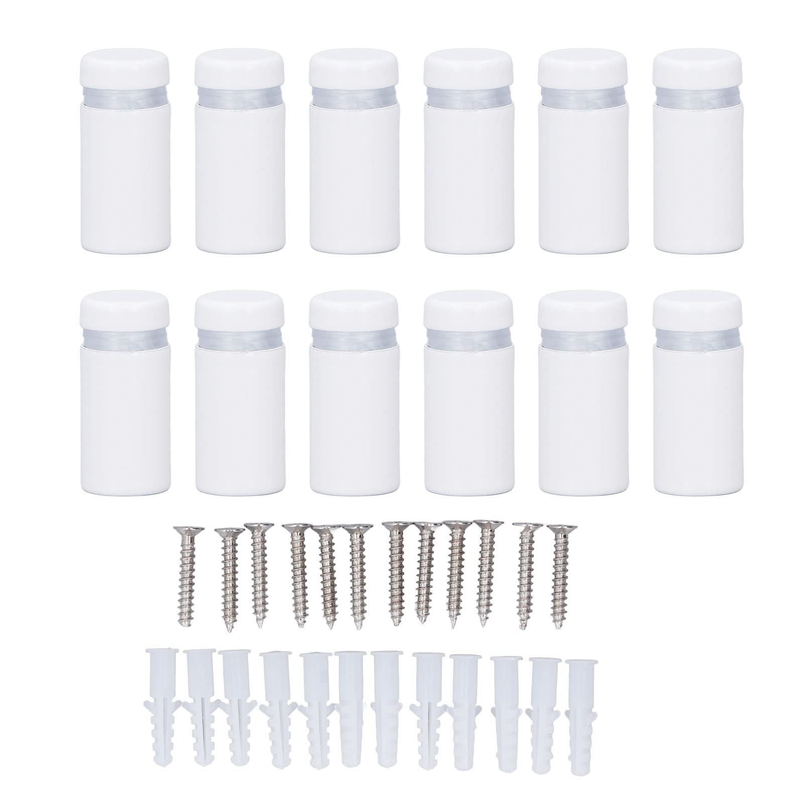Spacer Screws Stainless Steel Plate Holder with Expansion Tubes for Offices and Shops