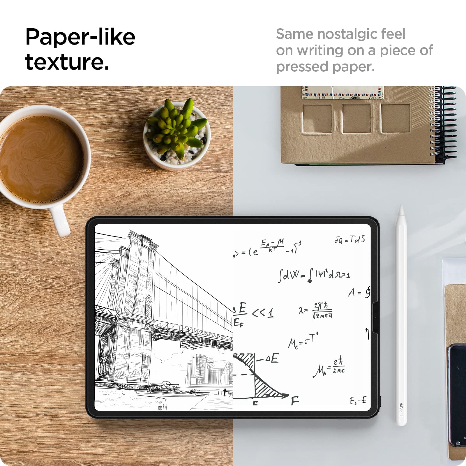 Spigen PaperTouch Screen Protector [PaperTouch Pro] Designed for iPad Pro 12.9 inch M2 (2022) / iPad Pro 12.9 inch (2021)