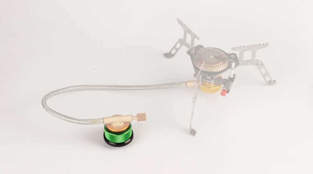 Jeebel Camp Gas Converter,for Butane Canister to Screw Gas Cartridge/Lindal Type Valve Adapter
