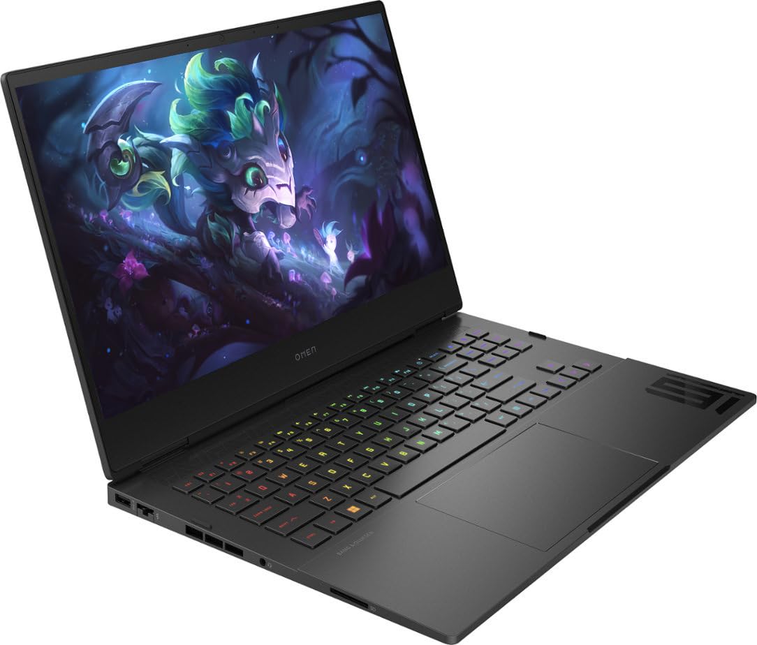 HP OMEN 16.1" QHD 165Hz Gaming Laptop, Intel Core i9-12900H, NVIDIA GeForce RTX 3060, 32GB DDR5 RAM, 1TB PCIe SSD, Backlit Keyboard, WiFi 6, HDMI, Thunderbolt 4, Win 11 H, w/CUE Accessories