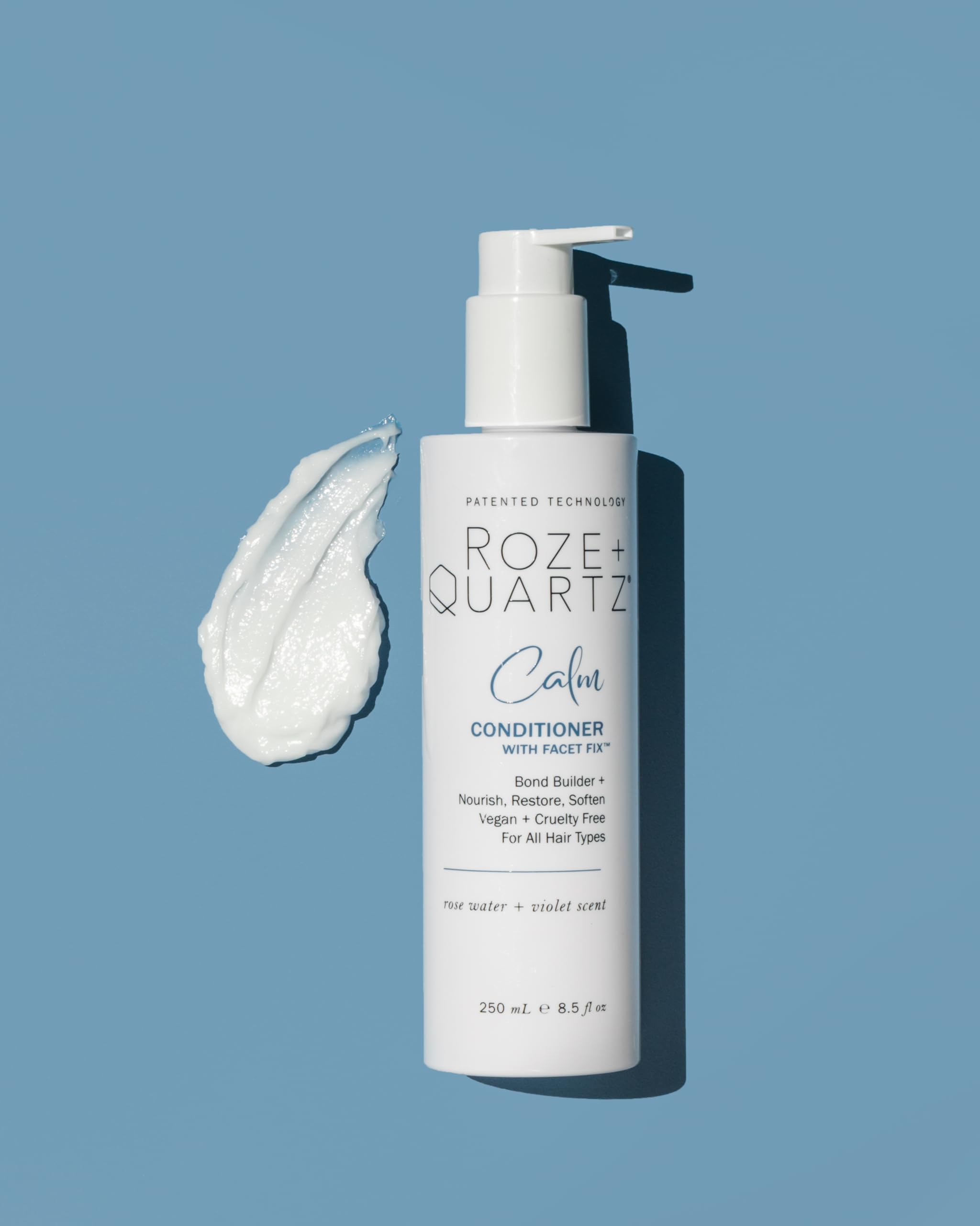 Roze + Quartz Calm Conditioner (8.5 Ounce 250ml) with Facet Fix™ Bond Builder