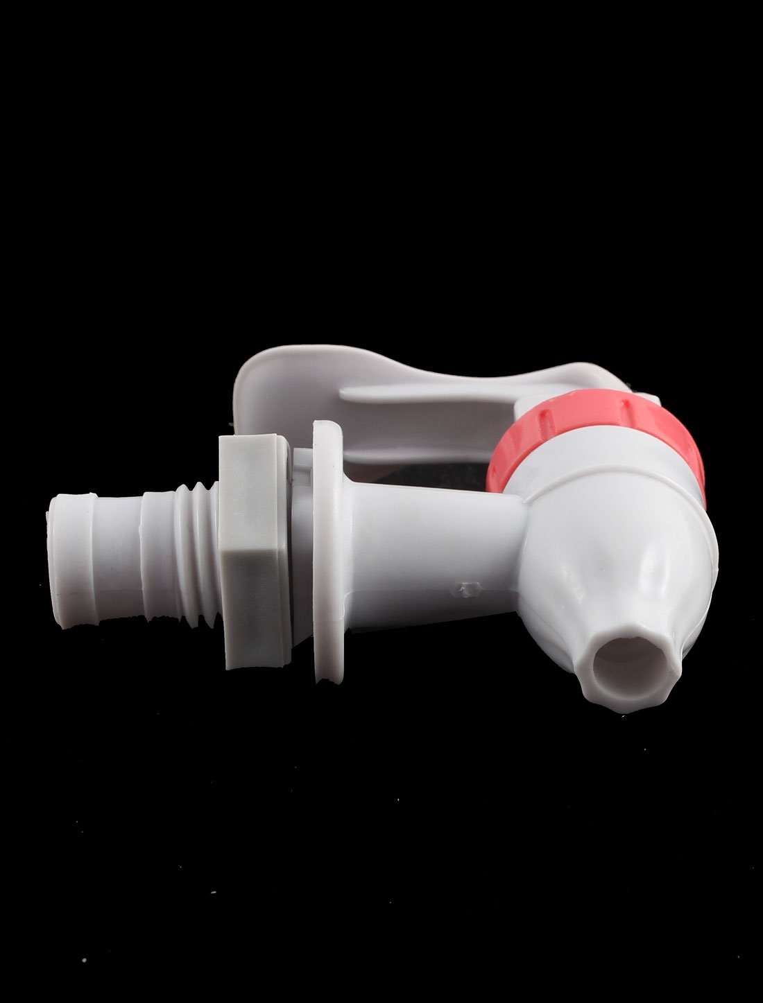 Qtqgoitem Plastic Replacement Push Type Water Faucet Tap White Red (Model: 495 3fb 072 3f6 7be)