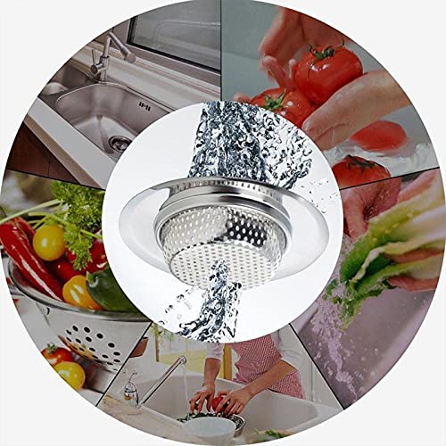 yghlh Bath Sink Strainer Drain Hair Catcher Bath Stopper Plug Sink Strainer Filter Shower Sink Strainer Plug Kitchen Bathroom Accessor (Material : 11.3cm)