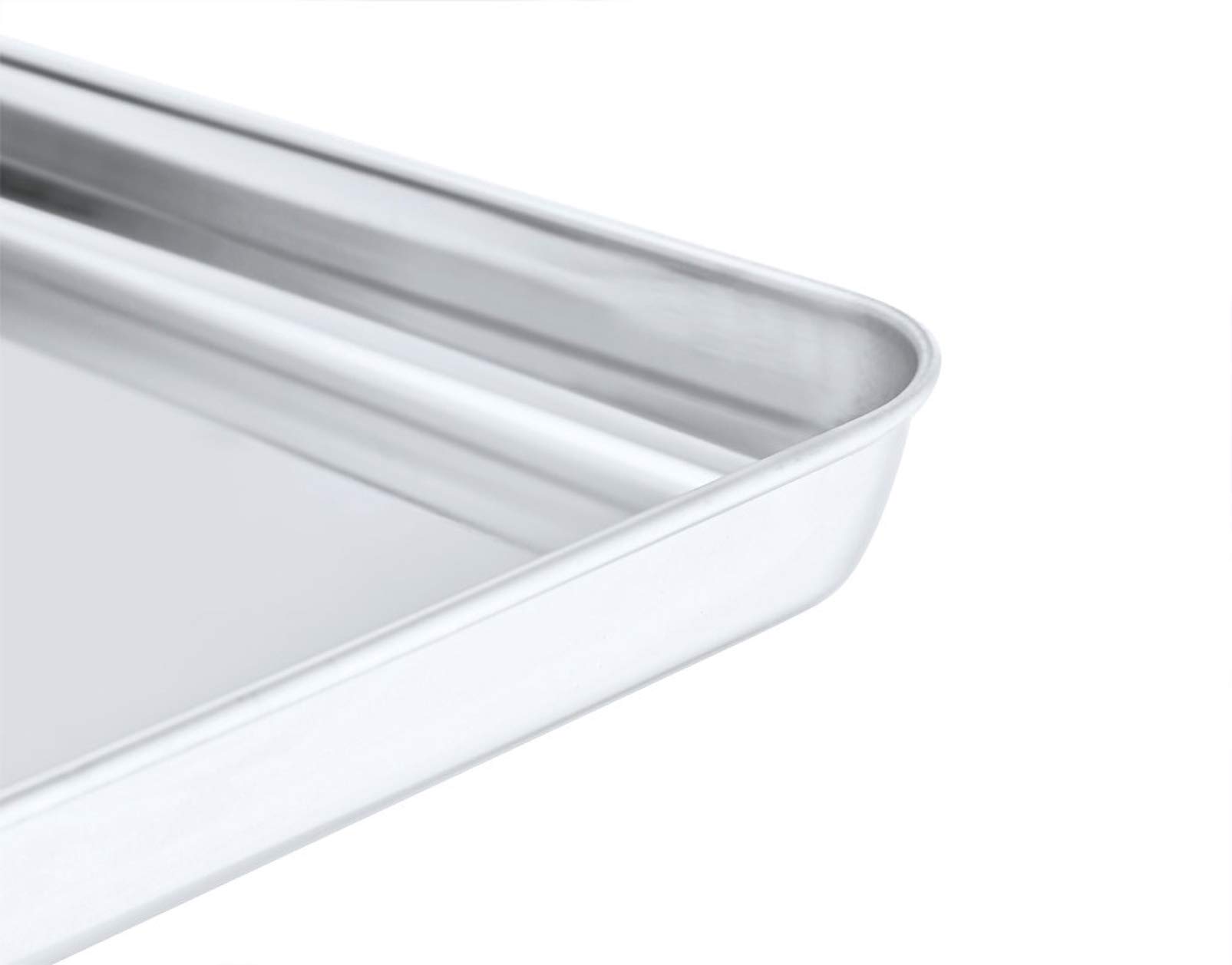 Mini Toaster Oven Tray Pan, P&P CHEF Stainless Steel Broiler Pan, Small Rectangle 9''x7''x1'', Non Toxic & Heavy Duty, Easy Clean & Dishwasher Safe