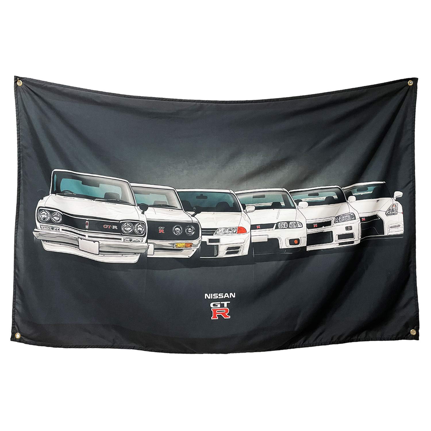 RNGMC GTR Car Flag 3×5 Ft Banner with Brass Grommets 210D Vivd Color Flag