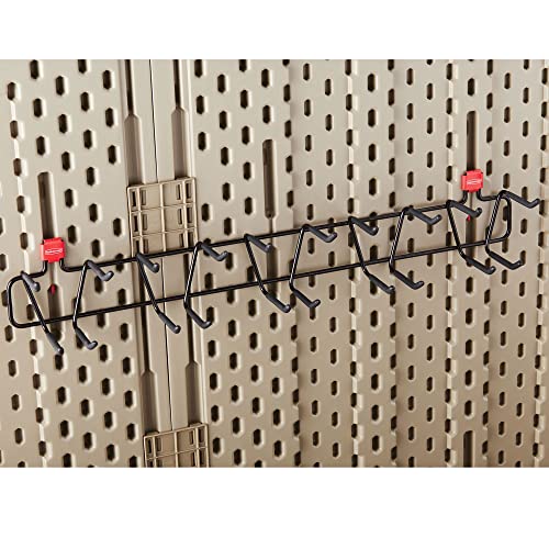 Rubbermaid Metal Shed Shelf & 50lb Capacity 34β Storage Shed Tool Rack (2-pack)