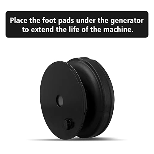 Rubber Foot Pads Fit for Hon da Generator - Lower Rubber Vibration Foot Pads Fit for Hon da EU2000i EB2000i Generator, Replace 68325-Z07-003, Set of 4