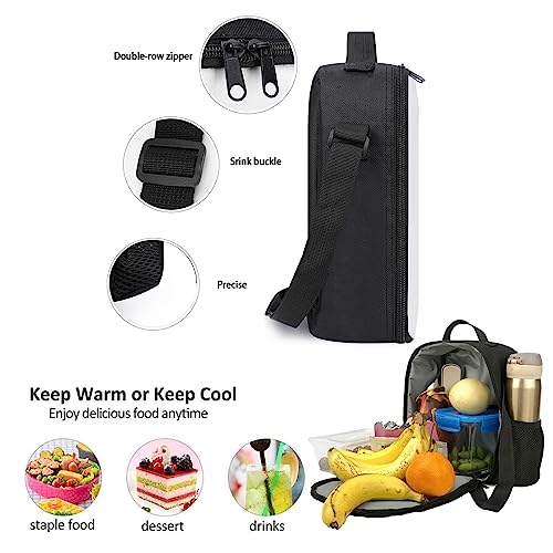 UDNHYET Wednesday Backpacks Set 3Pcs Multifunction Travel Bag with Lunch Box Pencil Case for Gifts