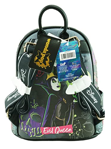 Wondapop Disney Evil Queen 11" Vegan Leather Fashion Mini Backpack