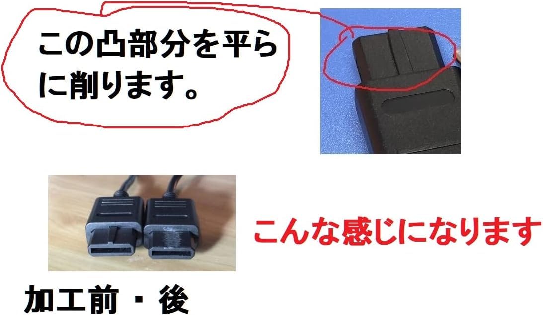SRPJ [Kit Version] FDS Dedicated Cable Kit for FDS Nintendo Disk System Drive Emulator FDSStick Drive Emulator ■ You Will Need to Cut Convex Parts by Yourself. Cut [SRPJ2286-1]