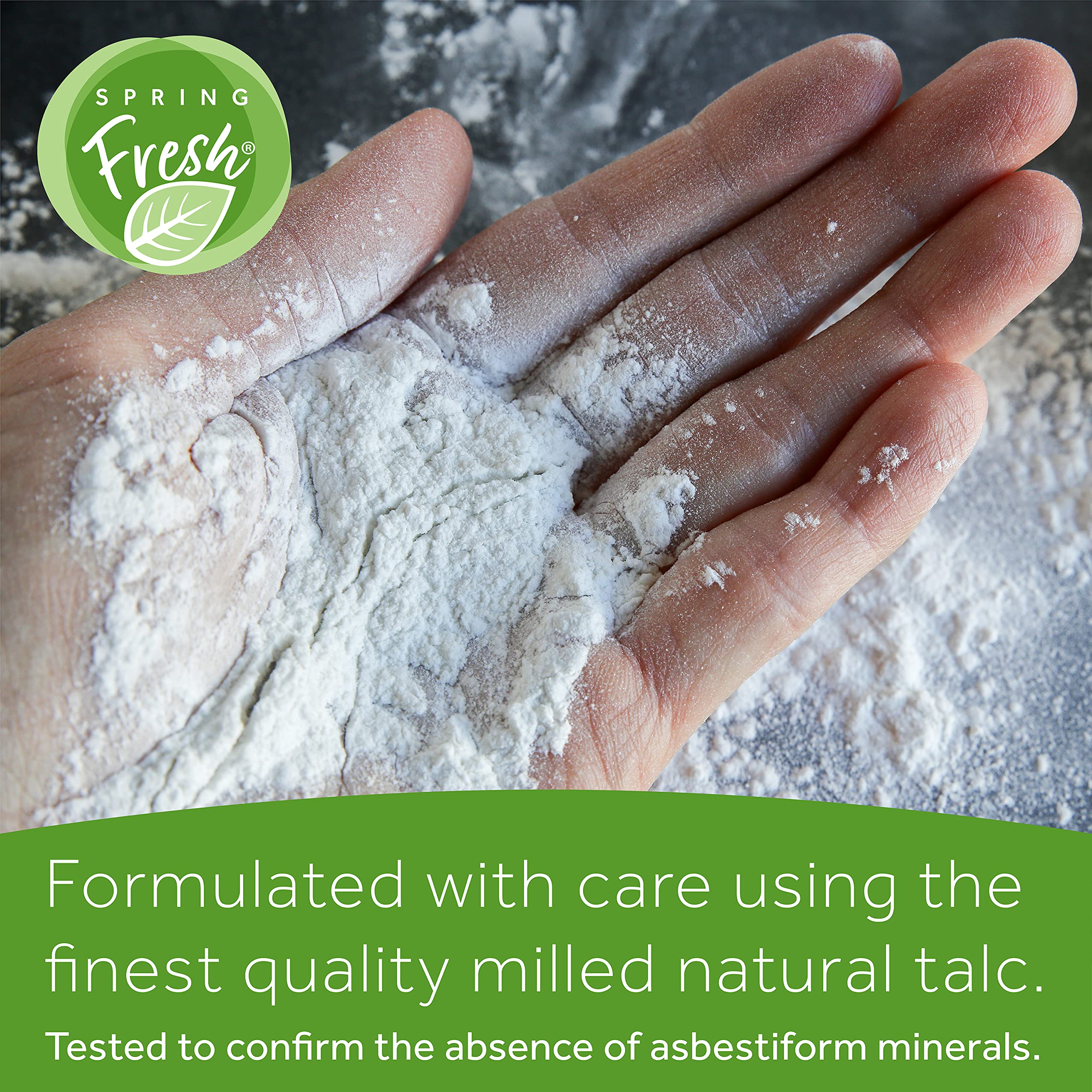 Spring Fresh TRANQUIL BREEZE PERFUMED DUSTING POWDER, Net wt 5 OZ (2 PACK)