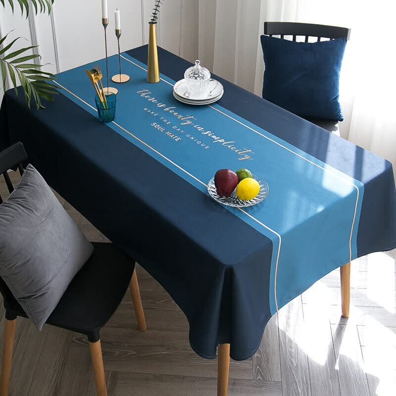 Nordic Modern Minimalist Light Luxury Kitchen Wedding Decoration Coffee Table Tablecloth Waterproof Tablecloth Table A1 140x210cm
