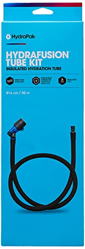 Hydrapak unisex adult HydraFusion (Heat Insulated) Water Bottle, Brown, 1 4 I.D. US,Charcoal