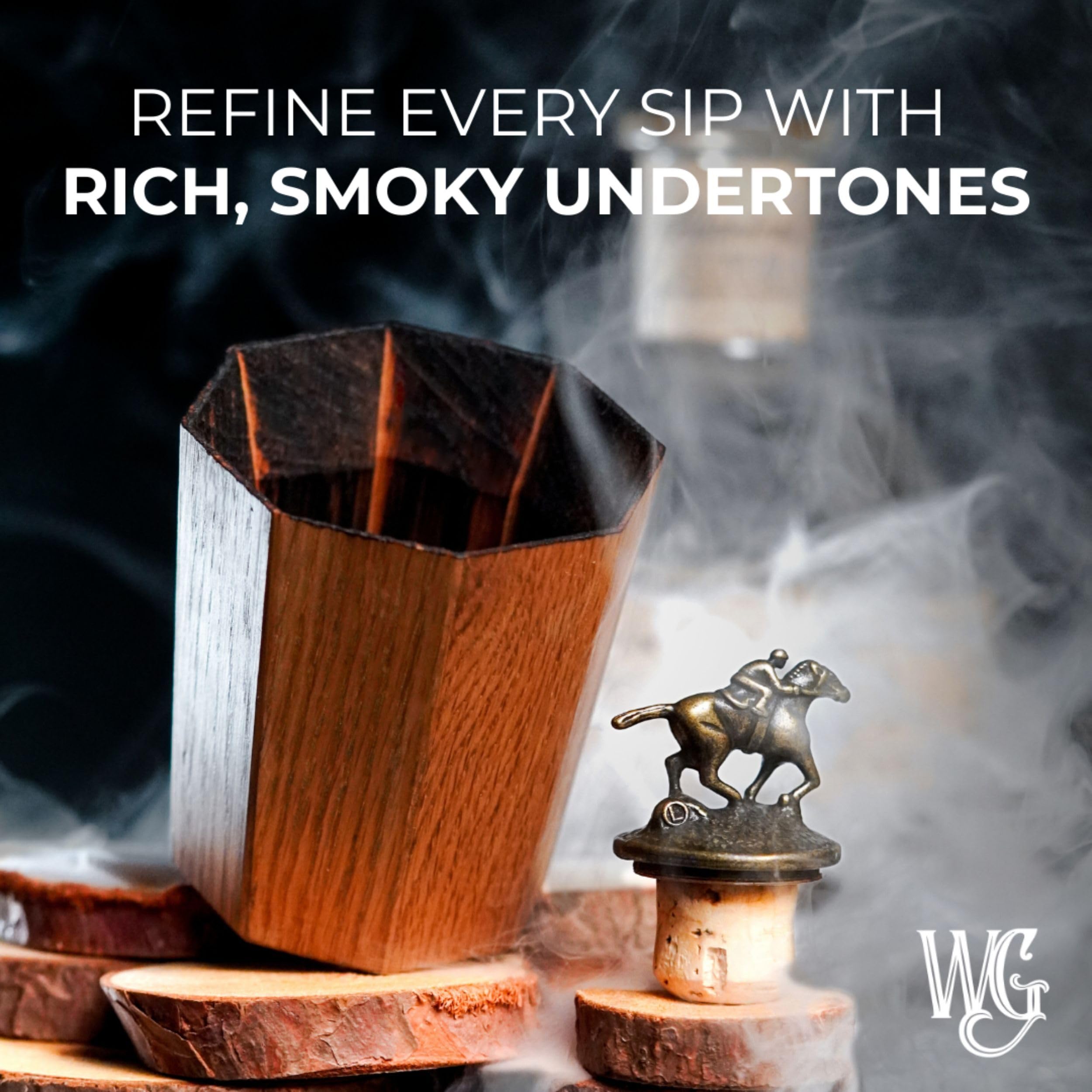 Whiskey Grail: Never Drink Alone - Handcrafted White Oak Bourbon & Whiskey Drinking Vessel, Artisan Made for Sharing & Savoring with Friends - 2 Packs