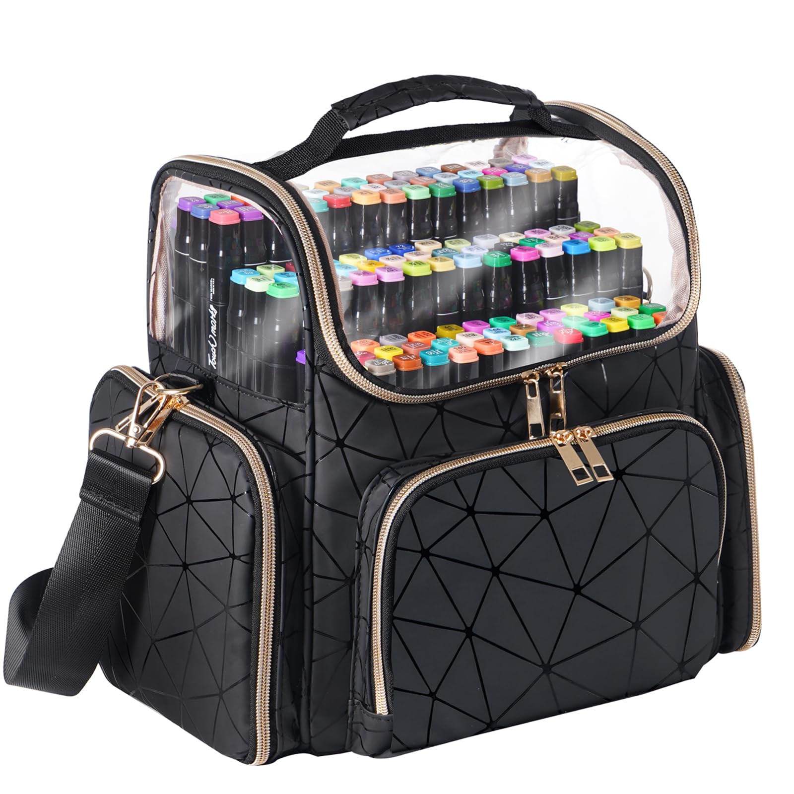 Uross Marker Organizer Case- Marker Storage Case Marker Box Case Marker Storage Marker Bag Pen Organizer Bag Case, Black