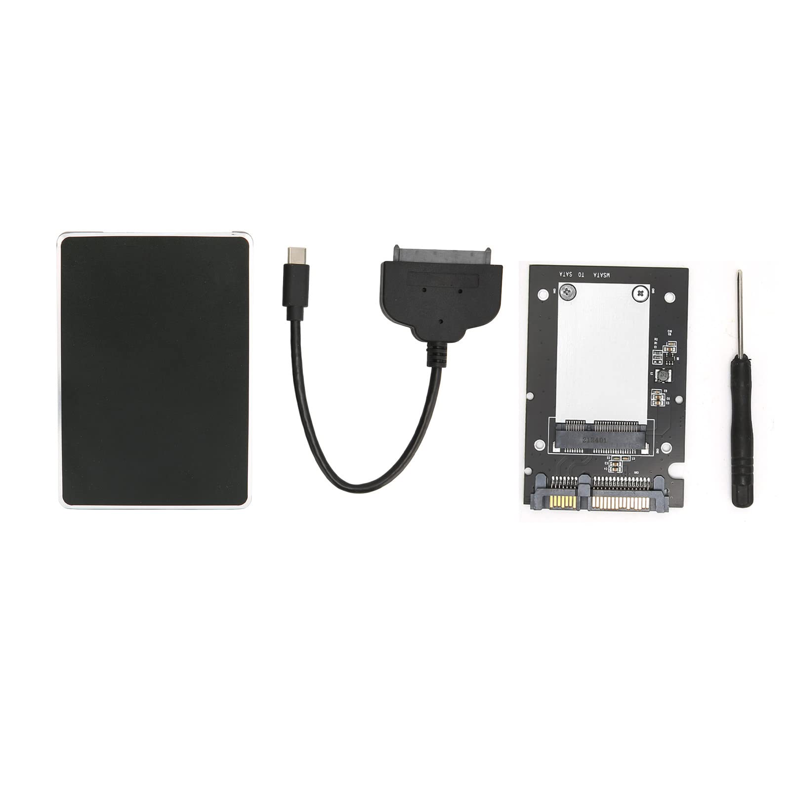 SSD Adapter Box Kit, UltraThinDesign HDD SSD Hard Drive Connnector Lightweightdurable for Office for Home for Computer