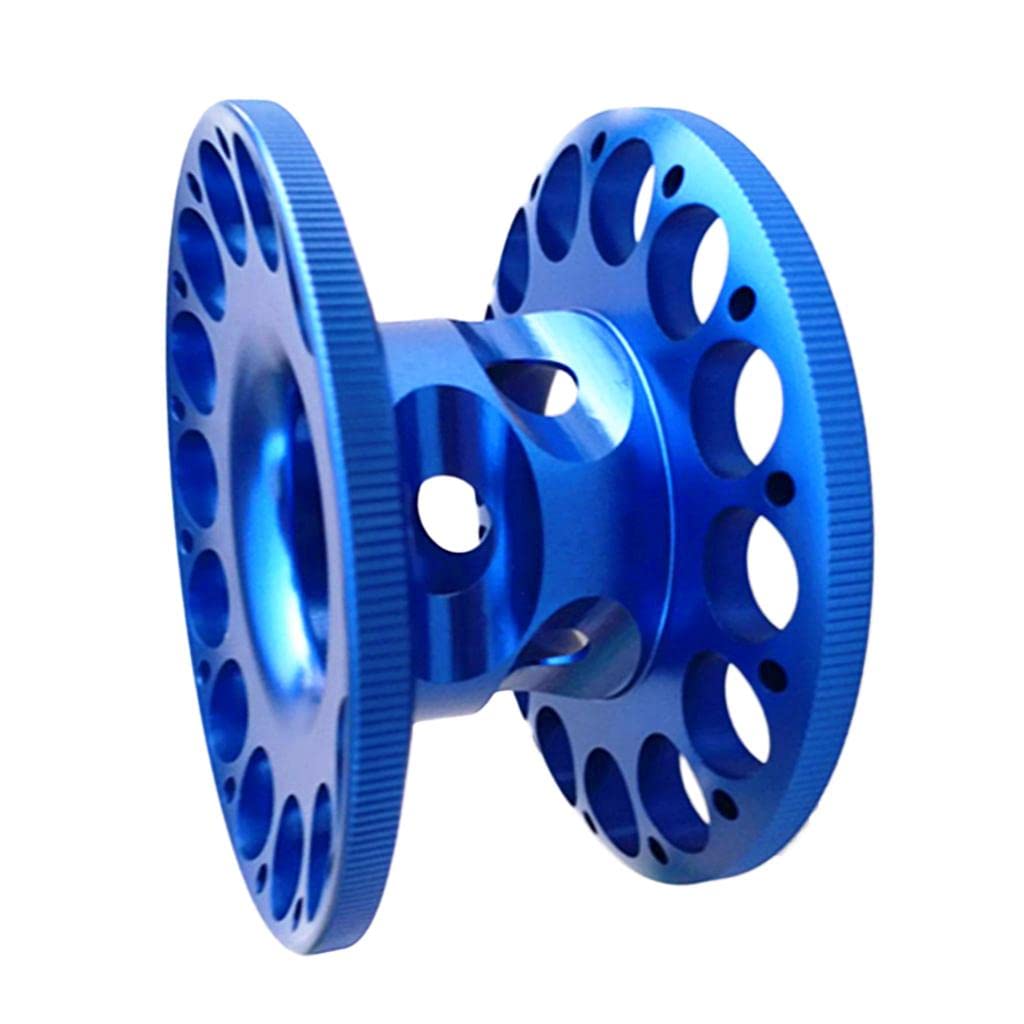 LEIPUPA Ultralight Aluminum Alloy Finger Reel Spool for Scuba Diving Dive Diver 65x35mm - Blue