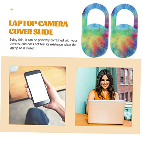 SOLUSTRE Phone Camera Cover 4pcs Color Laptop A Cover Privacy Slide Blocker Webcam Camera Protective Cell Phone Camera Cover
