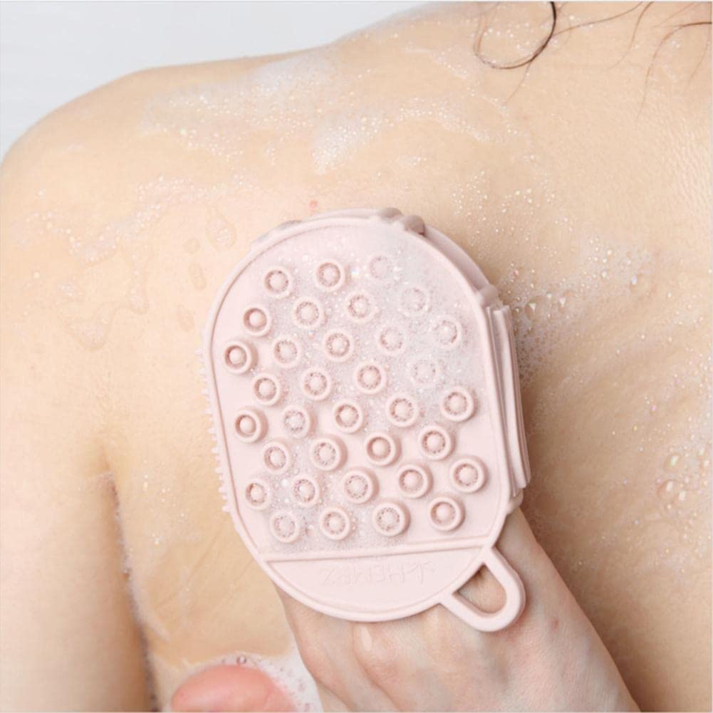 TPE Antibacterial Bath Exfoliating Cleansing Brush Soft Skin-friendly Back Scrub Body Deep Cleansing Massage Brush Bathing lotion aloofa scrub back, tool,jet rotating cleaner body, sponges,men