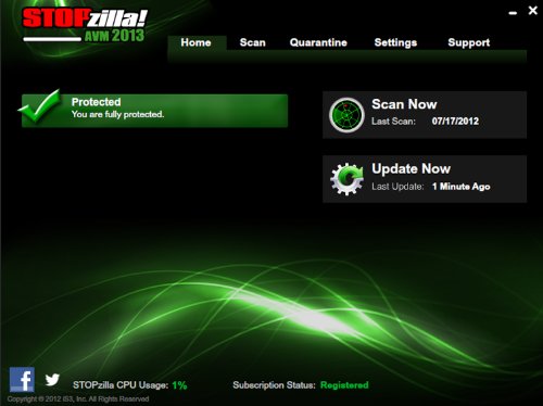 Stopzilla AVM 2013 [Anti-Virus, Anti-Malware, Anti-Spyware]