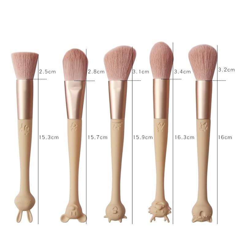 TREXD 12Pcs Makeup Brushes Set Eye Shadow Foundation Powder Eyeliner Bronzer Make Up Brushes Beauty Tools with Bag