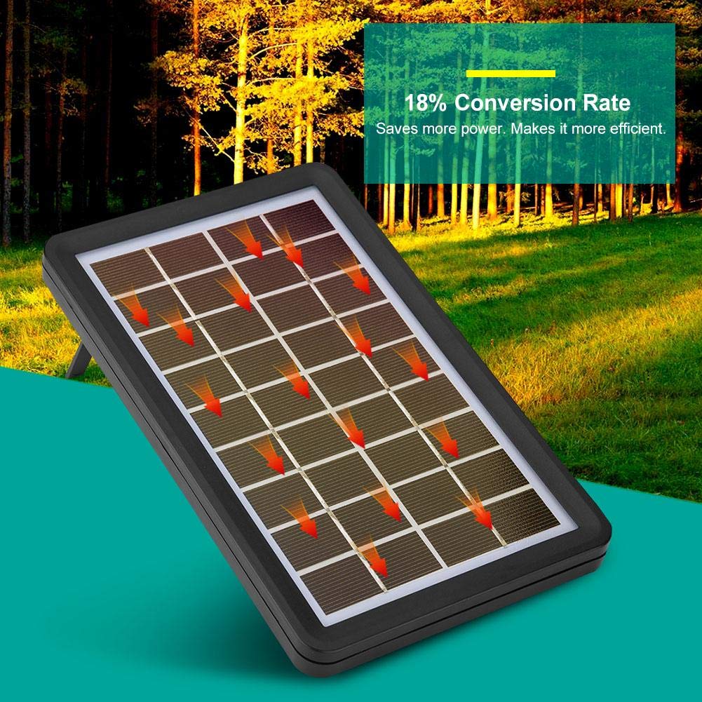 Richer-R Solar Panel, 9V 3W Solar Board Waterproof 93% Light Transmittance Poly Silicon Solar Cell 9 Volt Monocrystalline Solar Panel,up to 93% Tansmittance