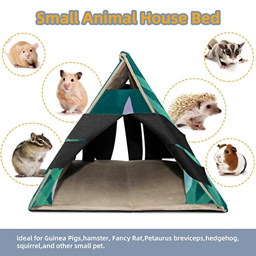 Y-DSIWX Guinea Pig Hideout House Bed, Cute Grass Fish Rabbit Cave, Squirrel Chinchilla Hamster Hedgehog Nest Cage