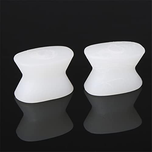 XUEQI 1 Pair Gel Toe Separators,Toe Spacers,Realign Crooked Toes, Hammer Toe, Calluses, Bunions, Hallux Valgus Relief, Corrector pad