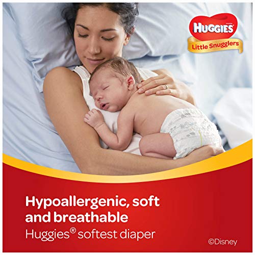 Huggies Little Snugglers Baby Diapers, Size 2, 186 Count, Unscented, Hypoallergenic, Gentle Absorb Liner, Leak Lock System, Wetness Indicator, Premium Softness, Breathability